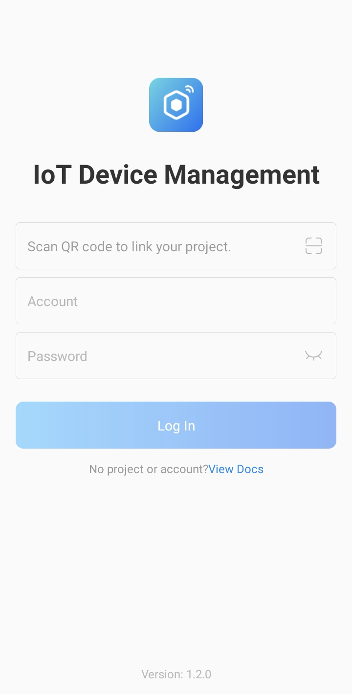 Login to App-IoT Device Management App-Tuya Developer