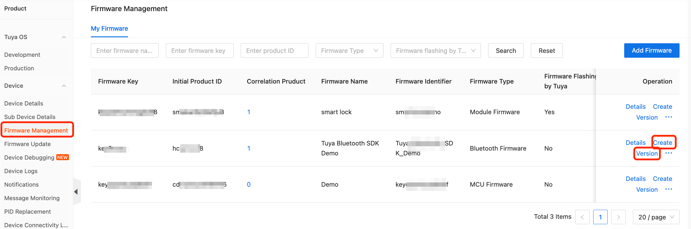 Update Firmware-Tuya IoT Development Platform-Tuya Developer