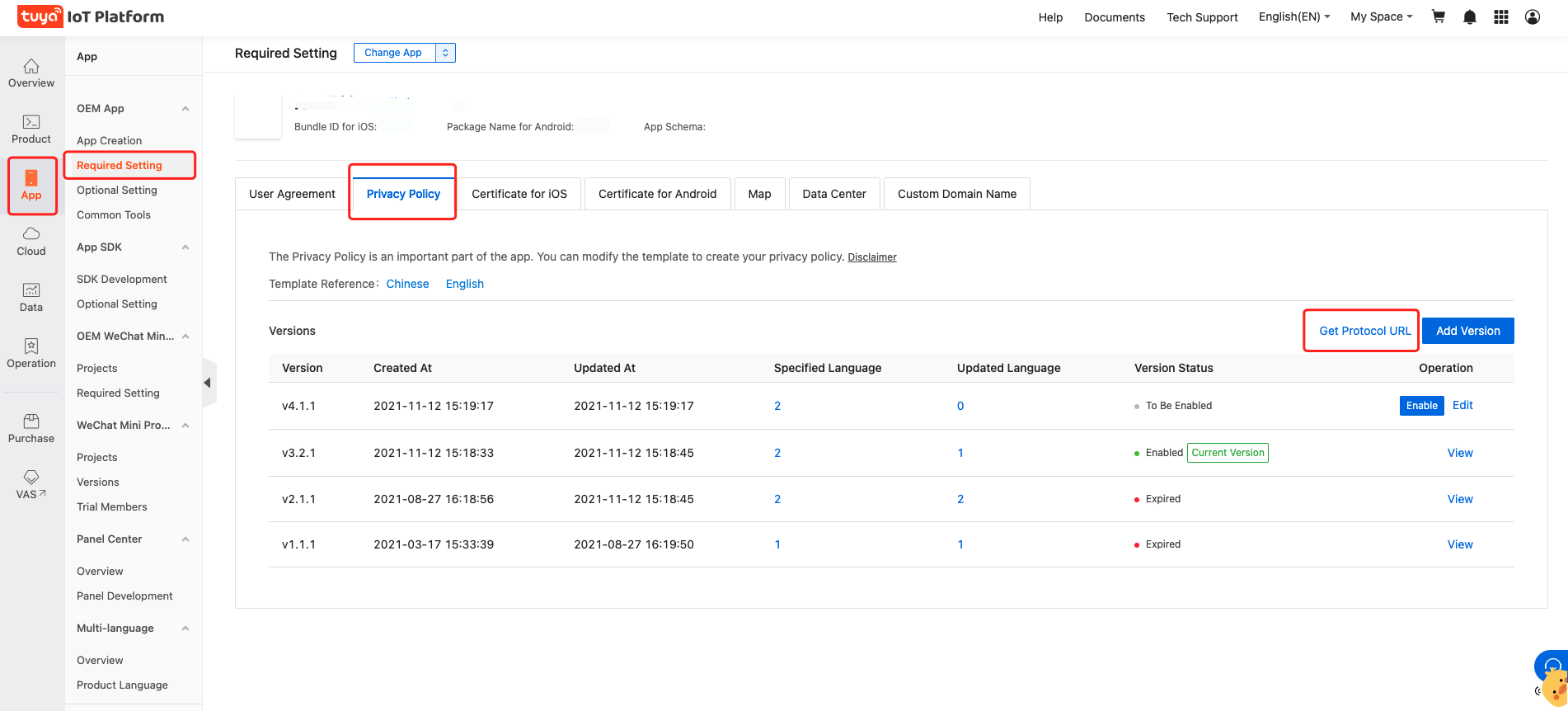 Launch an App for iOS-Tuya IoT Development Platform-Tuya Developer
