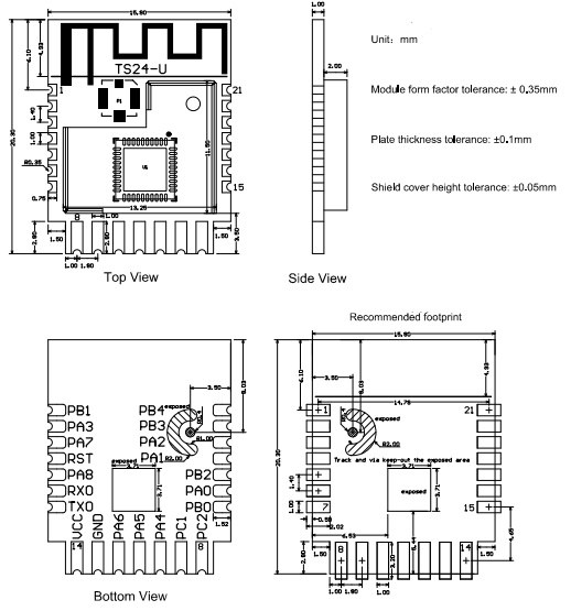 TS24-U Module Datasheet-Tuya IoT Development Platform-Tuya Developer