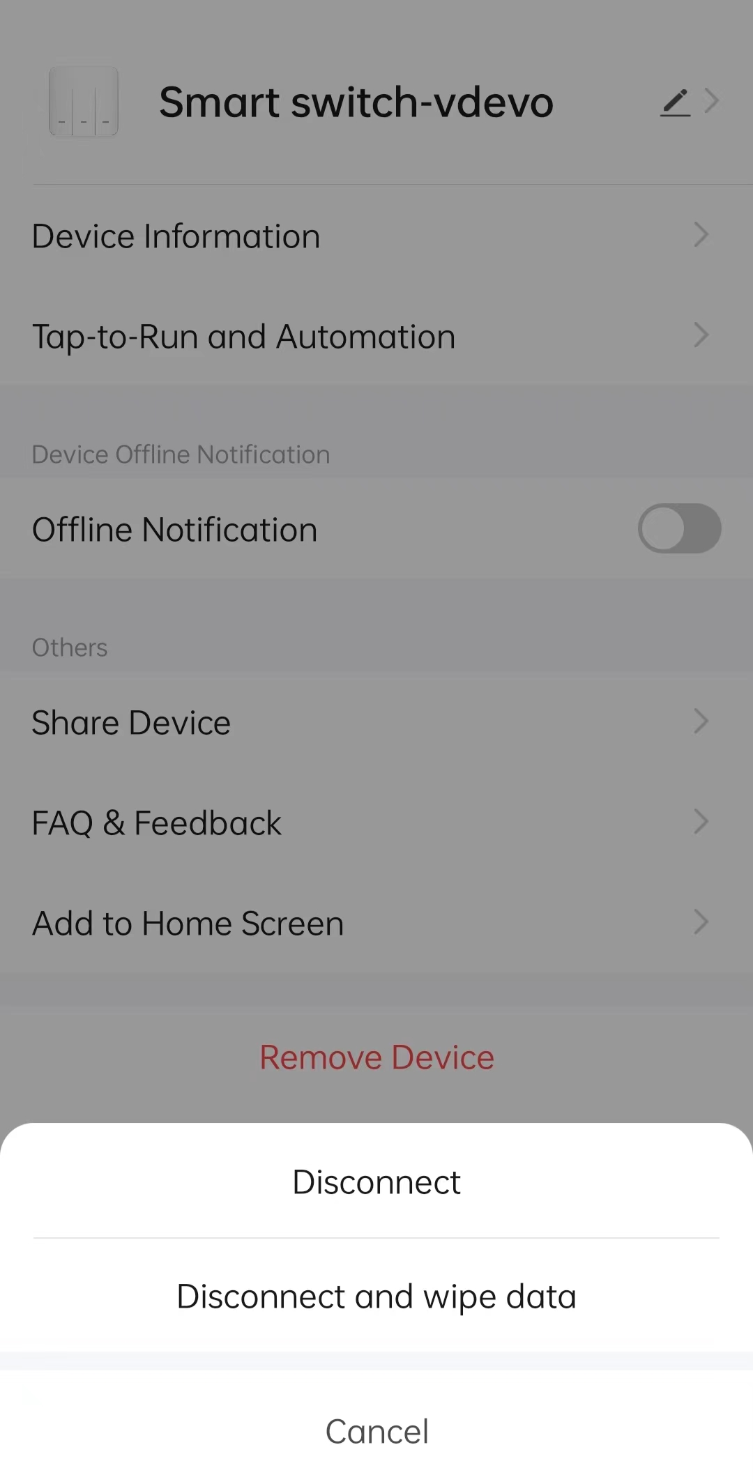 Remove Sub-Devices-TuyaOS-Tuya Developer