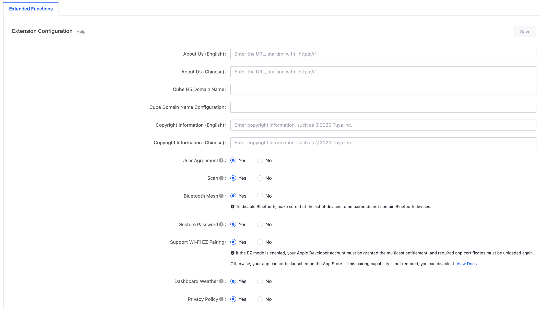 Create Cube App-Tuya Cube (Private Cloud)-Tuya Developer