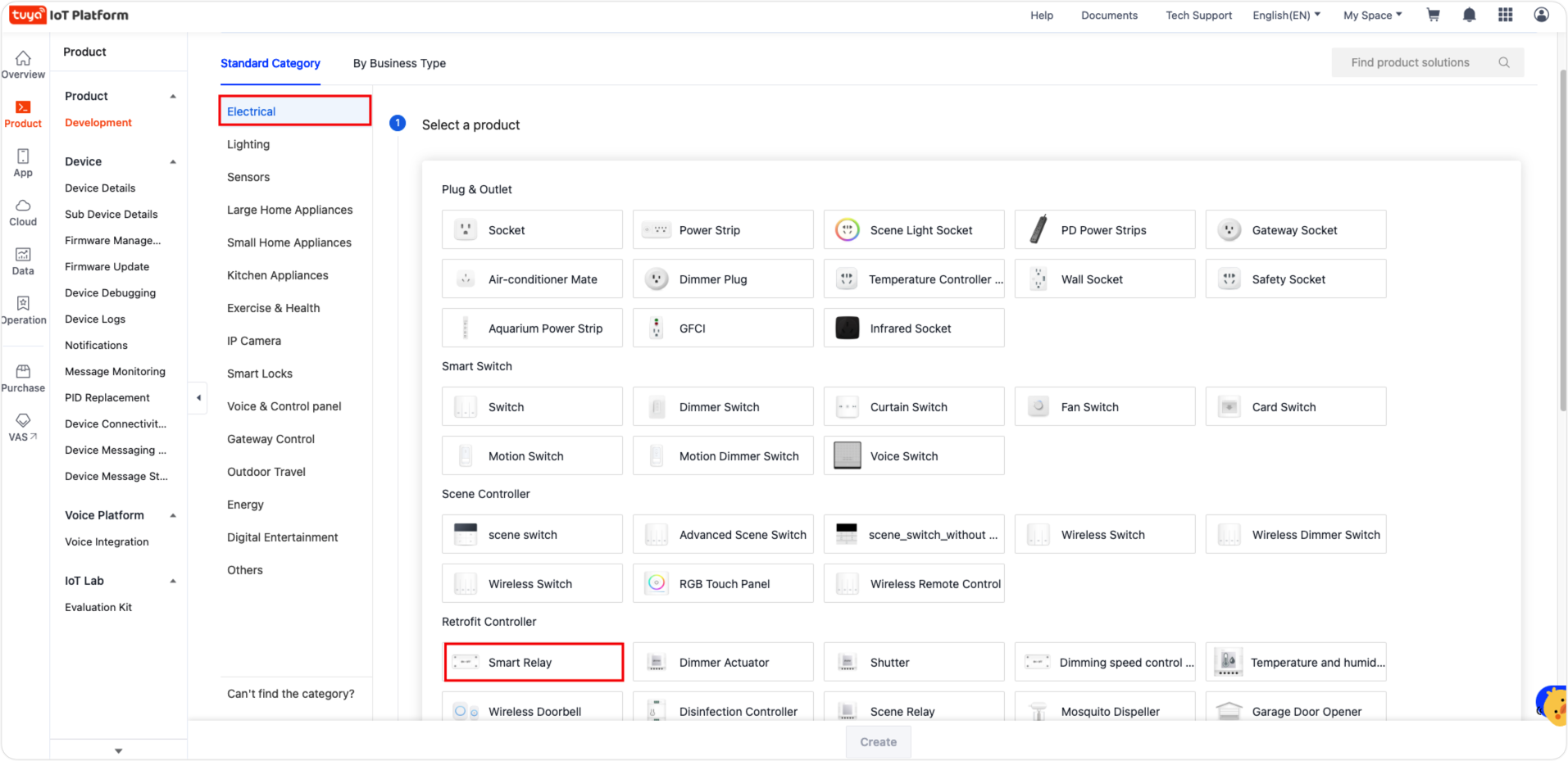 Create Smart Switch Module-Tuya IoT Development Platform-Tuya Developer