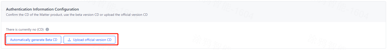 Matter Product Configuration-TuyaOS-Tuya Developer