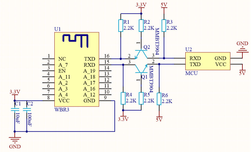 WBR3 Module & MCU serial communication instructions-Tuya Developer